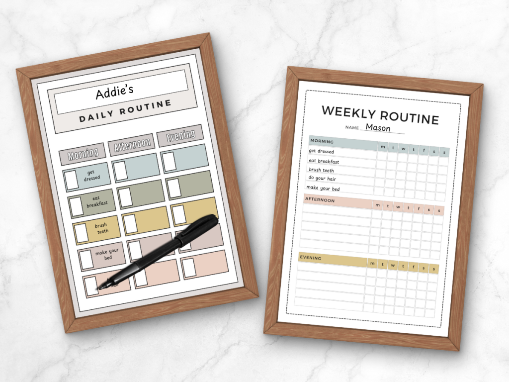Creating a Family Routine + Printable Checklist