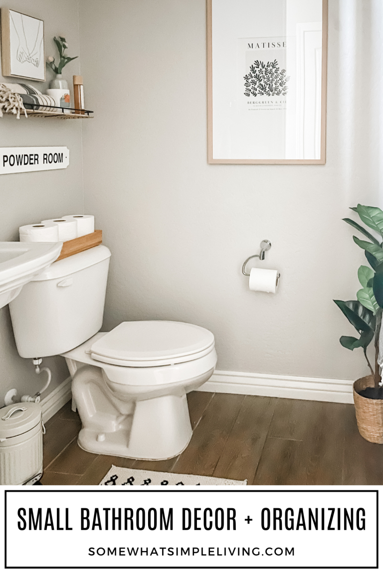 Tips for Organizing a Small Bathroom