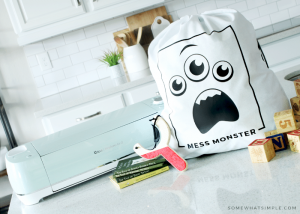 The Mess Monster "Toy Jail" - from Somewhat Simple Living .com