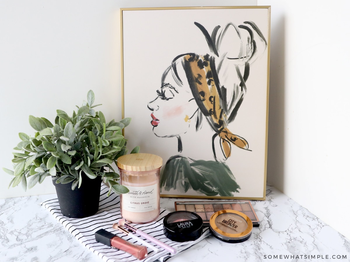 DIY Makeup Organizer