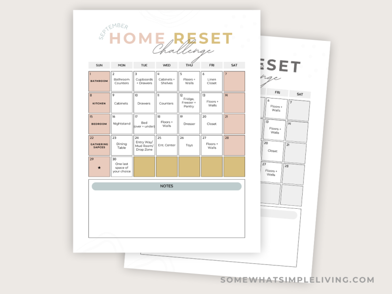 21-Day Home Reset Challenge