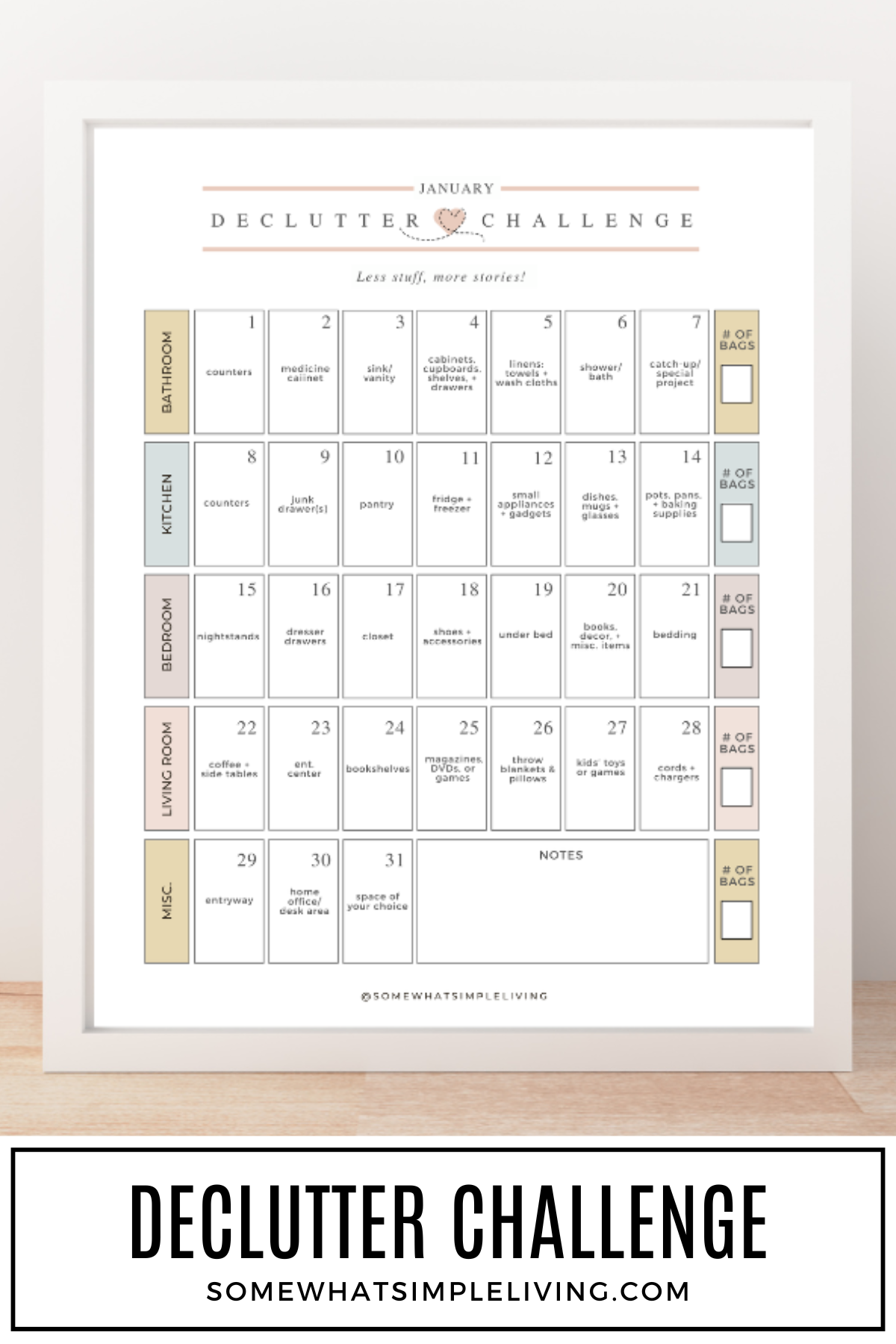 January 2026 Declutter Challenge